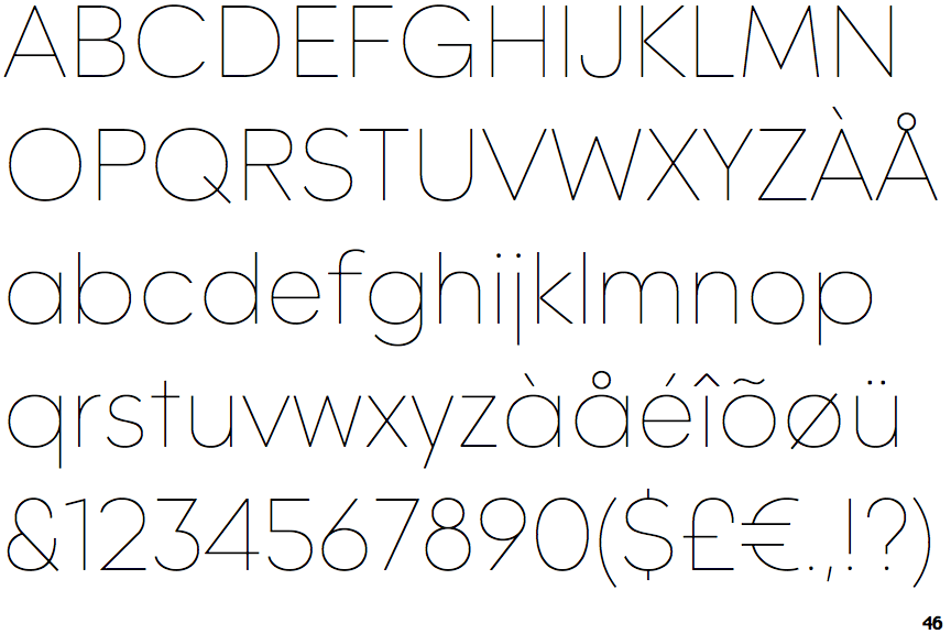 Identifont - Olyford Thin