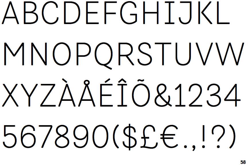 Identifont - Eldwin Capitals Thin