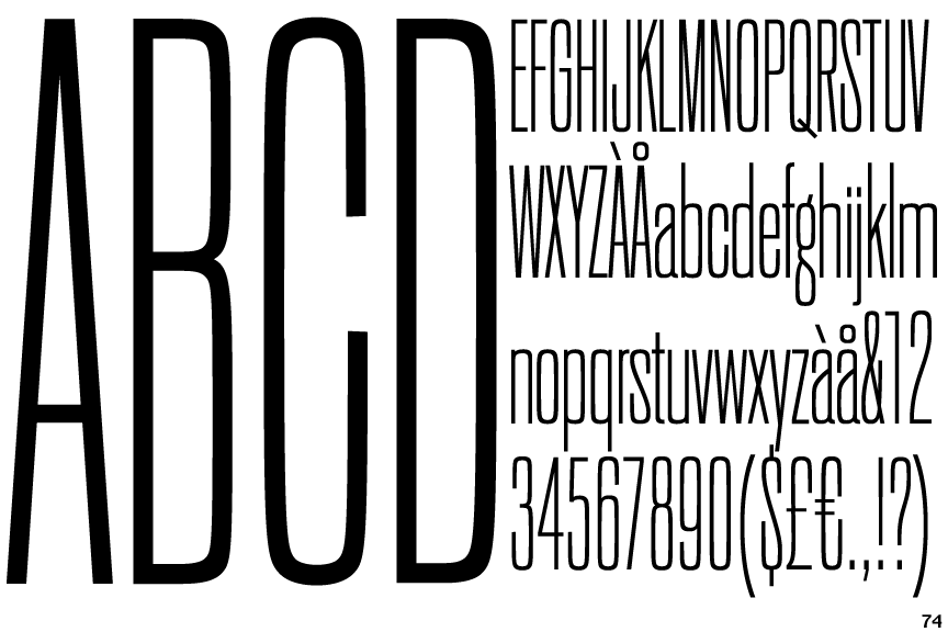 Identifont - Magmatic Thin Compressed