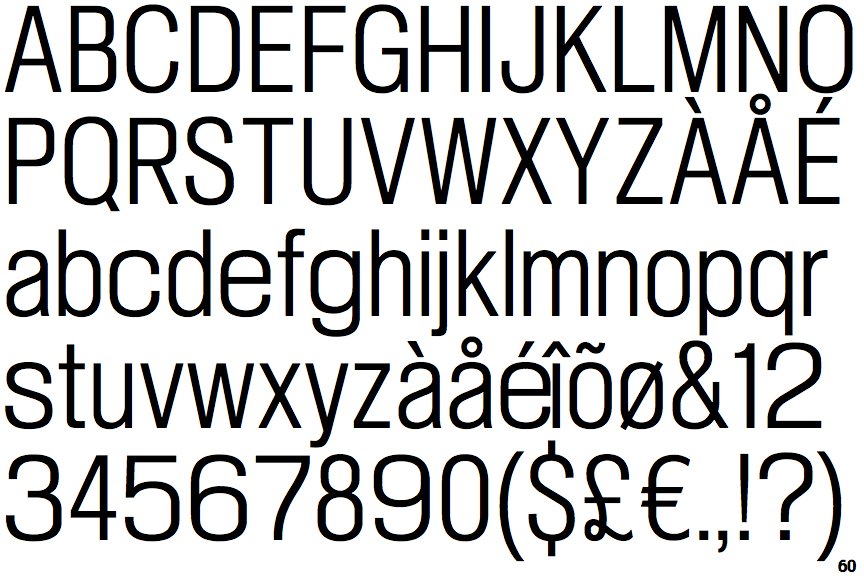 Identifont - Sequel Sans Condensed Light