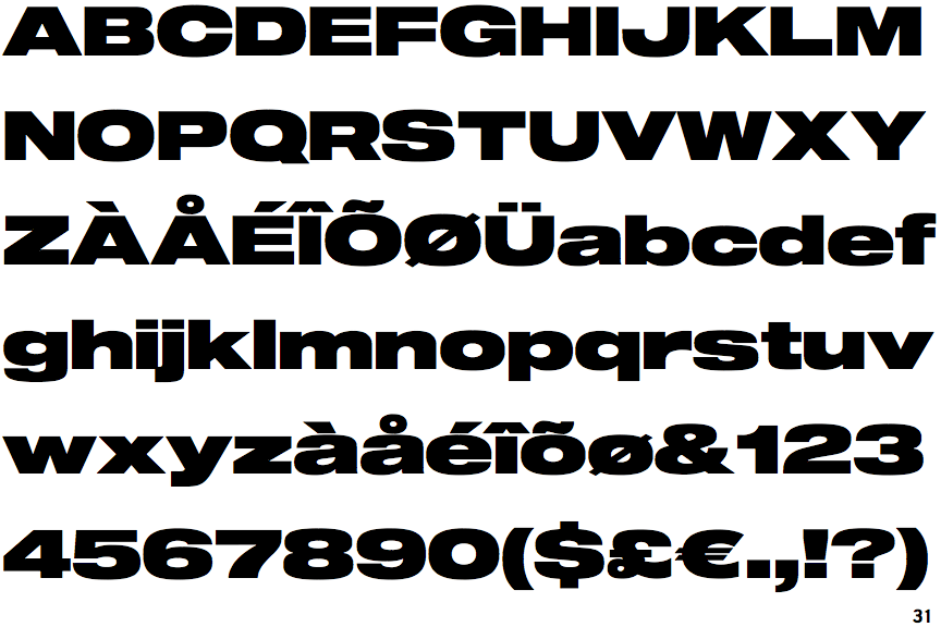 Identifont - Sequel Sans Extended Black