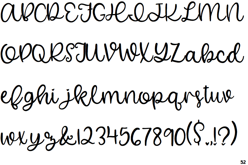 Identifont - Peony Hearts