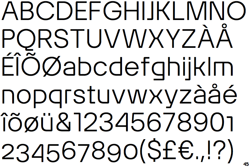 Identifont - Artex Light