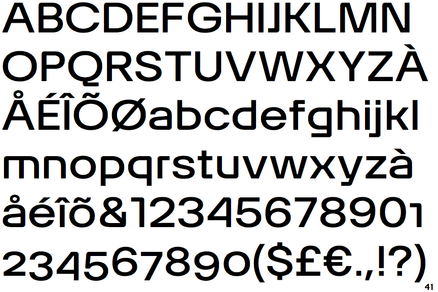 Identifont - Artex Semi Extended