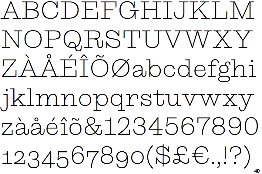 Identifont - Material Thin