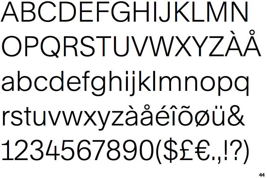 Identifont - Rand Light