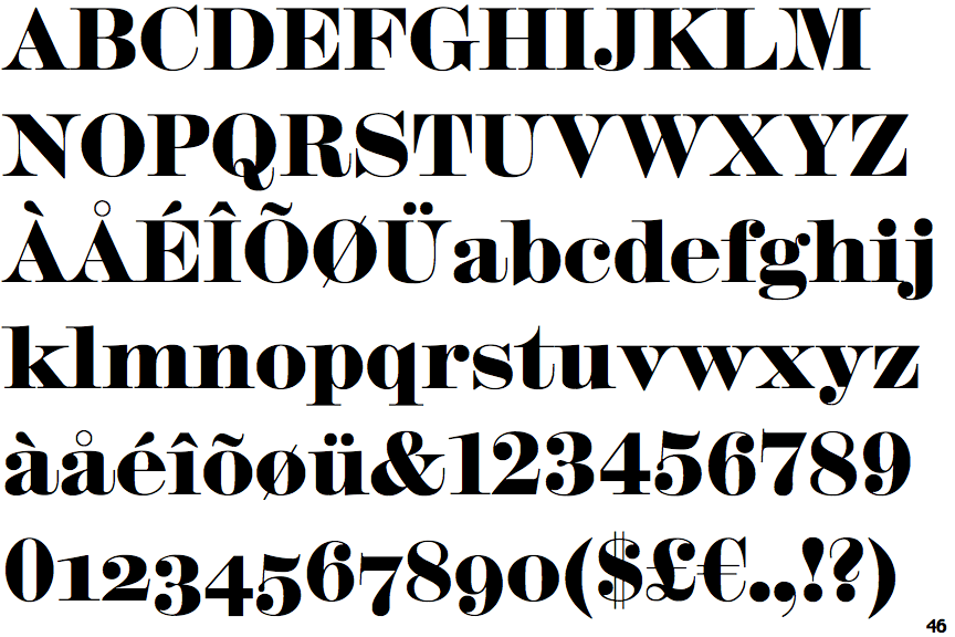 Identifont - Super Scotch Display Black