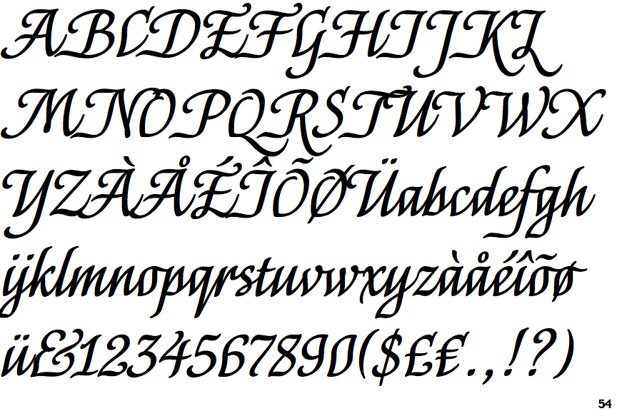 Identifont - Capellina Script