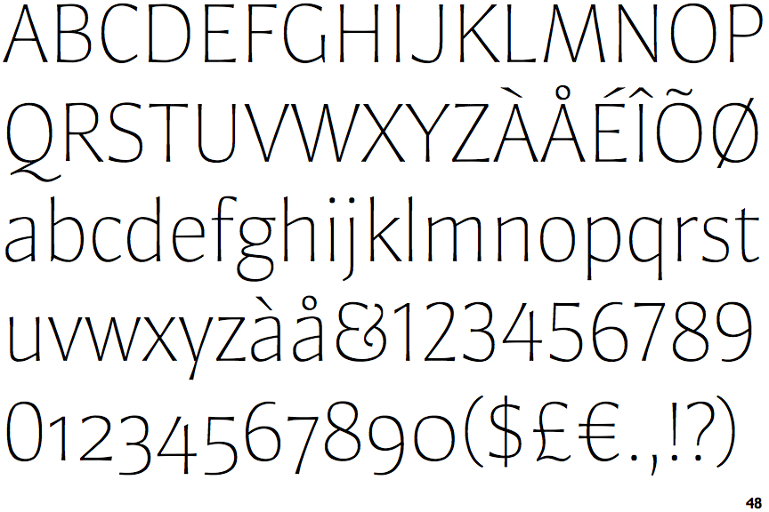Identifont - Ponta Text Thin