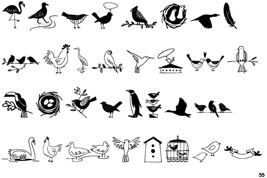 Identifont - Dickybird Doodles