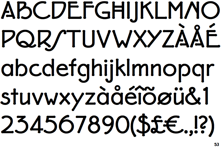 Frank Lloyd Wright Fonts