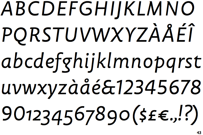 Identifont - Carolinéale Italic