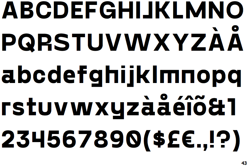Identifont - Gosha Sans Bold