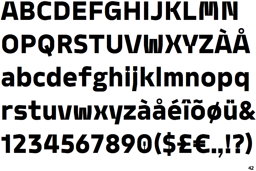 Identifont - Model Sans Super