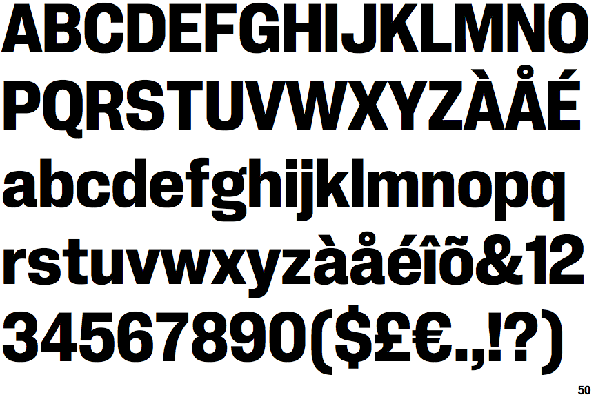 Identifont - Neue Corp Compact Bold