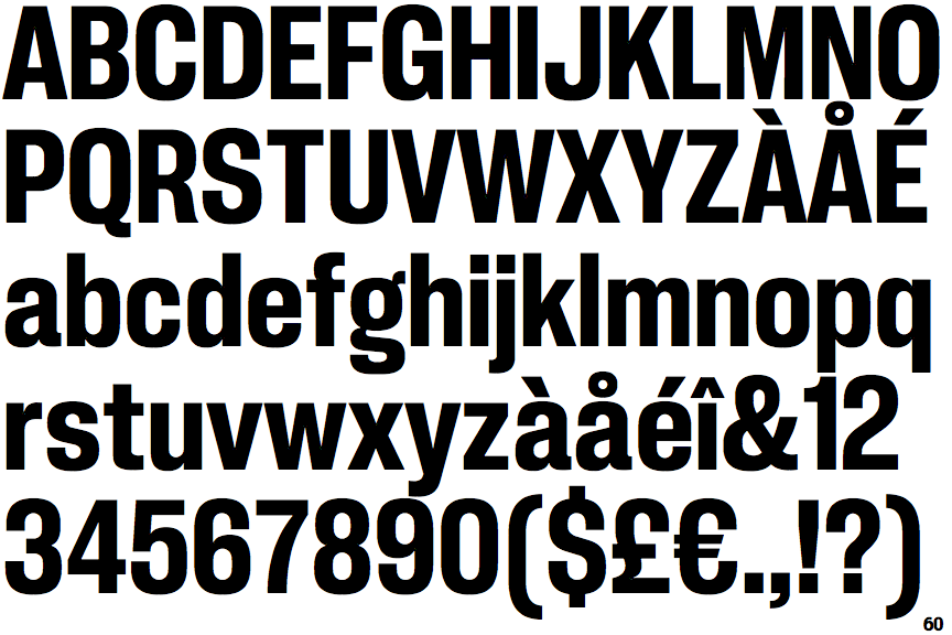 Identifont - Neue Corp Narrow Bold