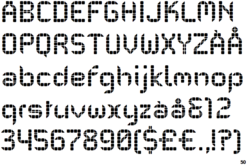 Identifont - PF Mechanica B Grid Two