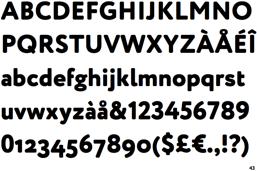 Identifont - Circe Rounded Extra Bold
