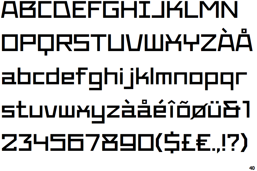 Identifont - Mayak Ultra Extended