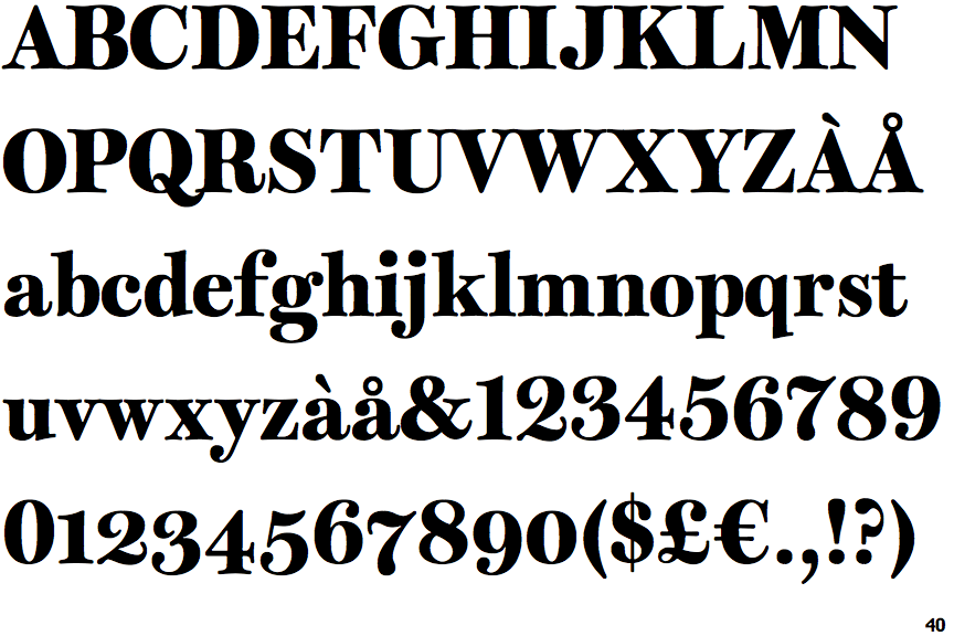 Identifont - Classique Bold