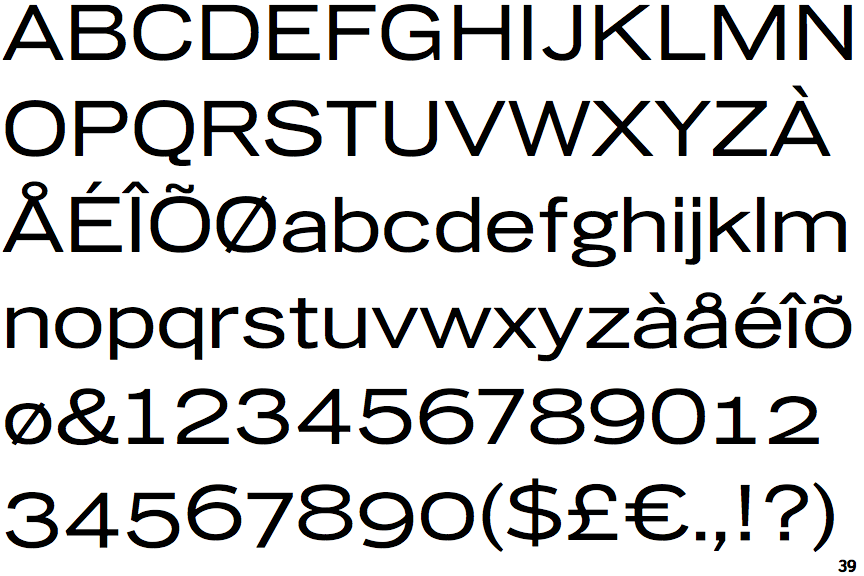 Identifont - PG Gothique Extended