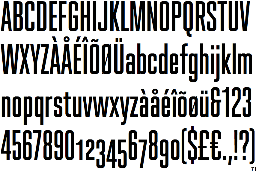 Identifont - Spaceland 7