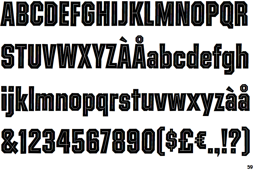 Identifont - Contraption Inline