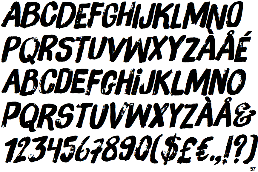 Identifont - Brush Up Too