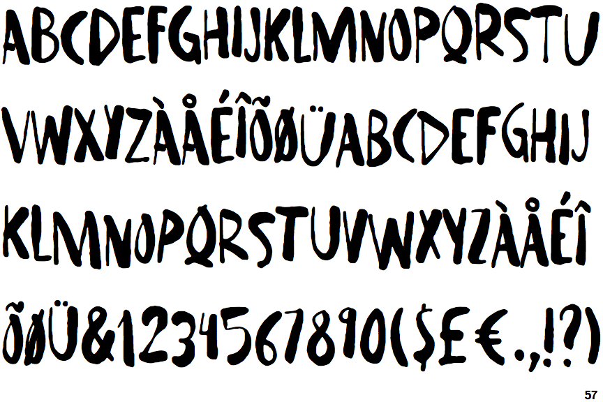 Identifont - Offhand Brush