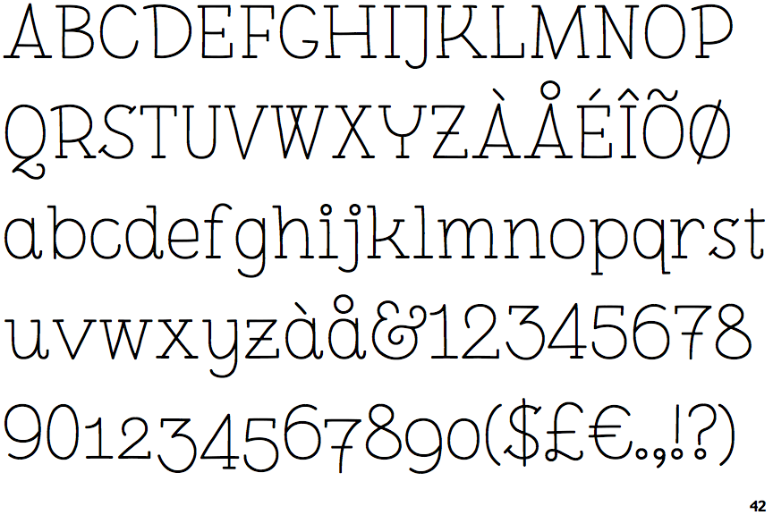 Identifont - Pleuf Light