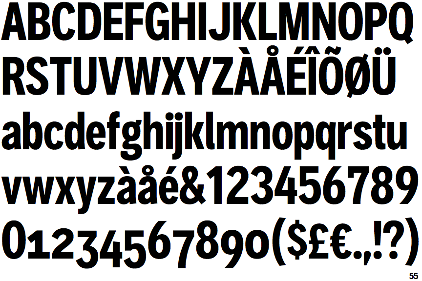 Identifont - Aaux Compressed Bold