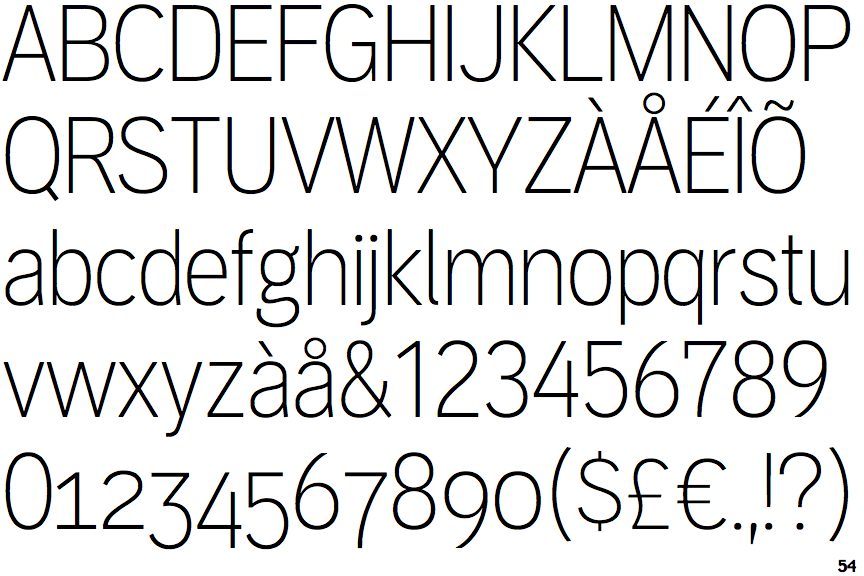 Identifont - Aaux Condensed Thin