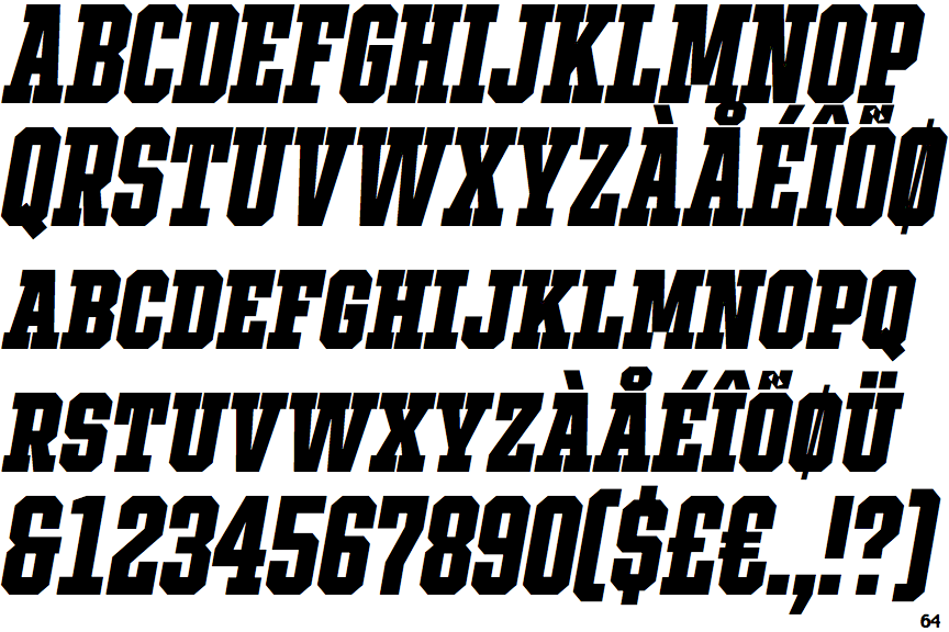 Identifont - Ace Compressed Black Right