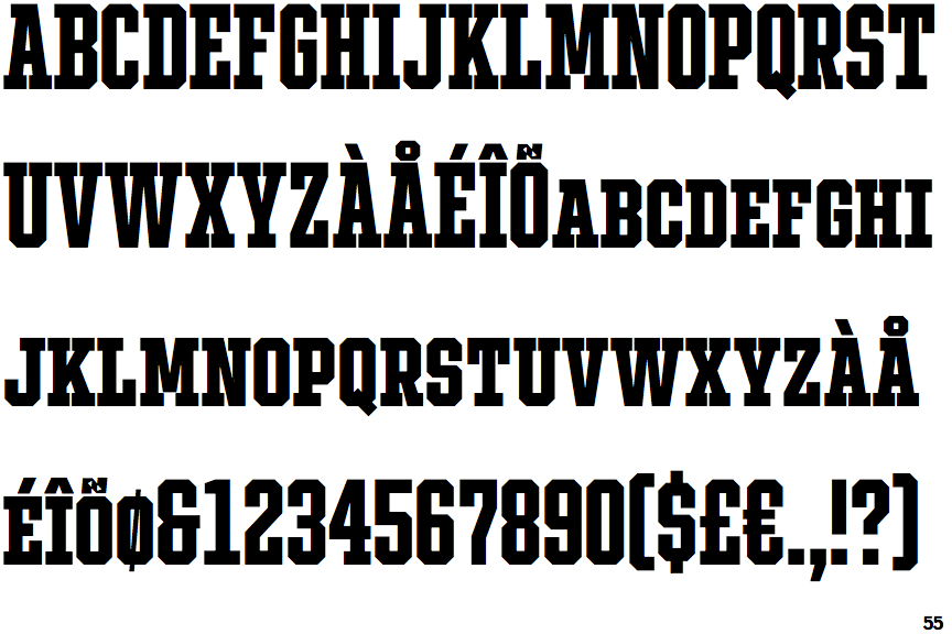 Identifont - Ace Compressed Bold
