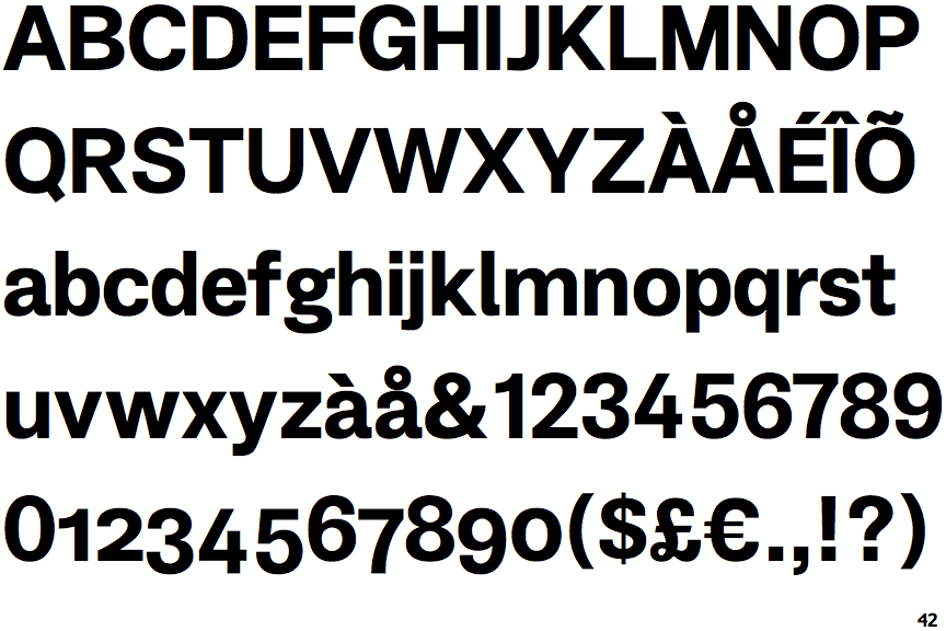 Identifont - Air Pro Extended Bold