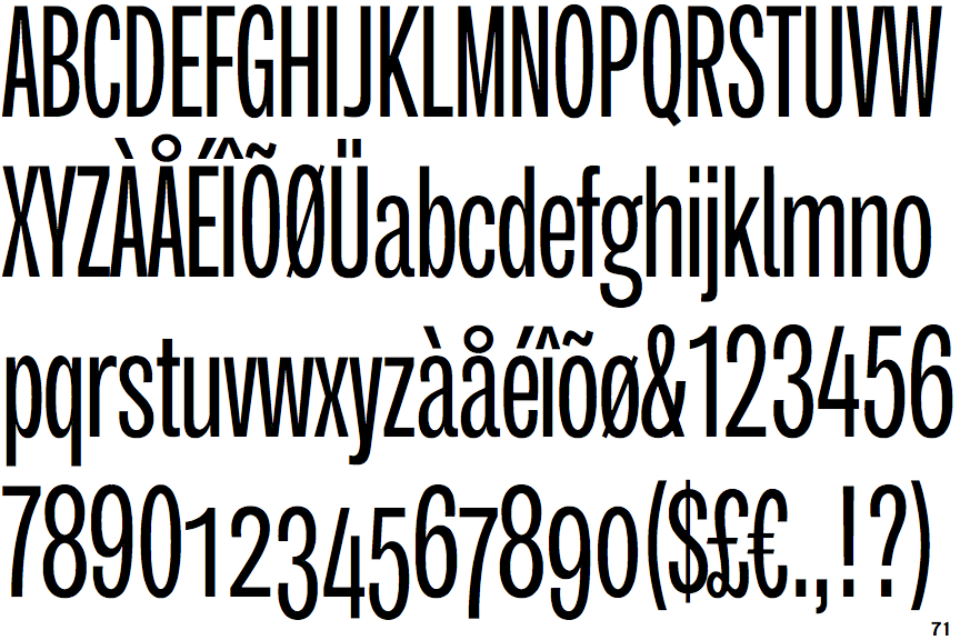 Identifont - Air Pro Extra Condensed Light