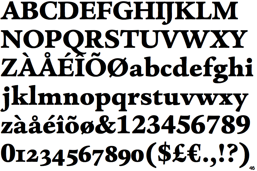 Identifont - Analogy Black