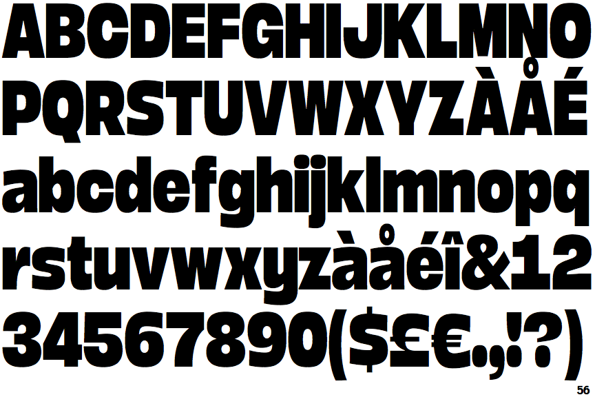 Identifont - Boom Sans Narrow Black
