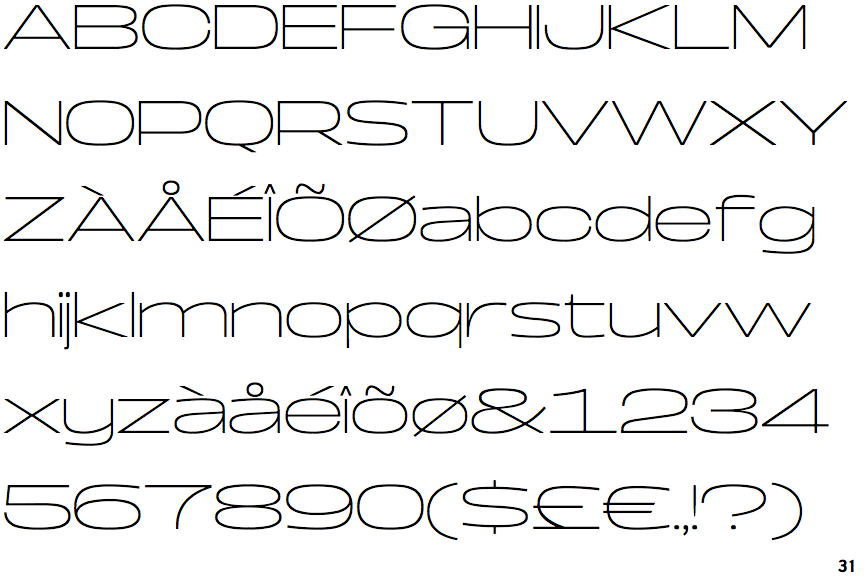 Identifont - Boom Sans Ultra Wide Thin