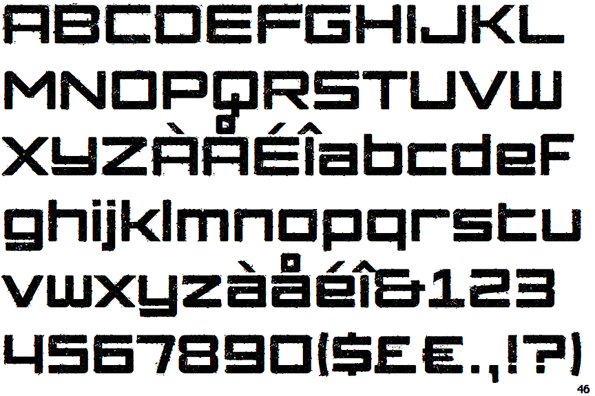 Identifont - Ginza Display Rough