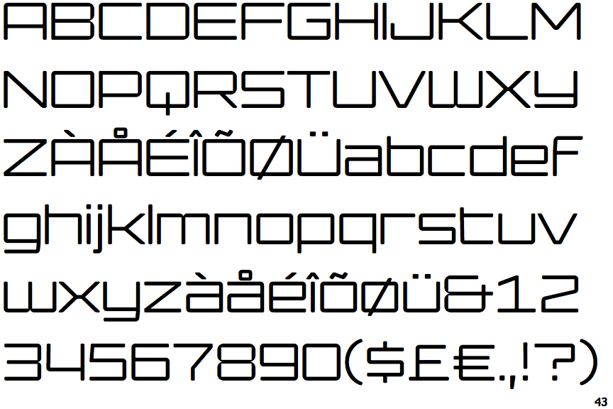 Identifont - Ginza Thin