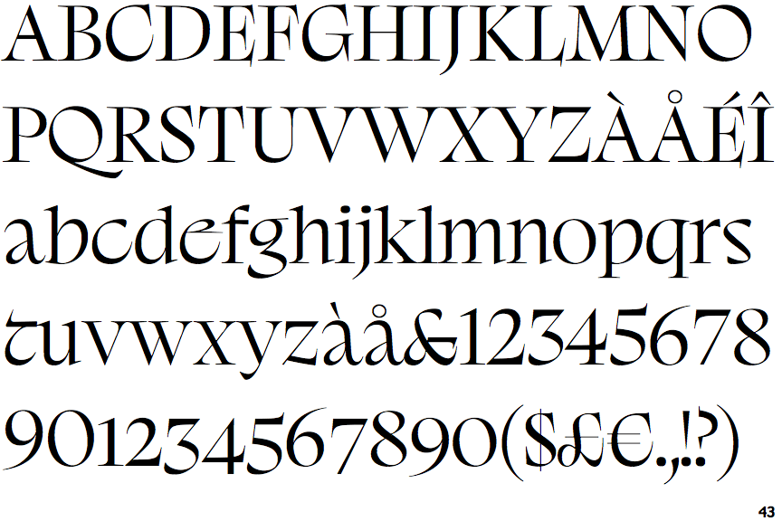 Identifont - Glazier Light