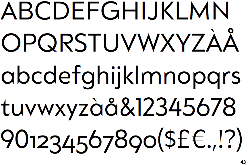 Identifont - Grava Display