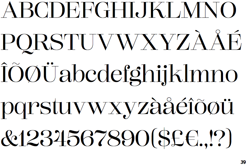 Identifont - Lust Pro Didone Demi No. 3