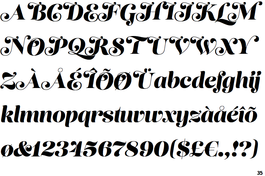 Identifont - Lust Script