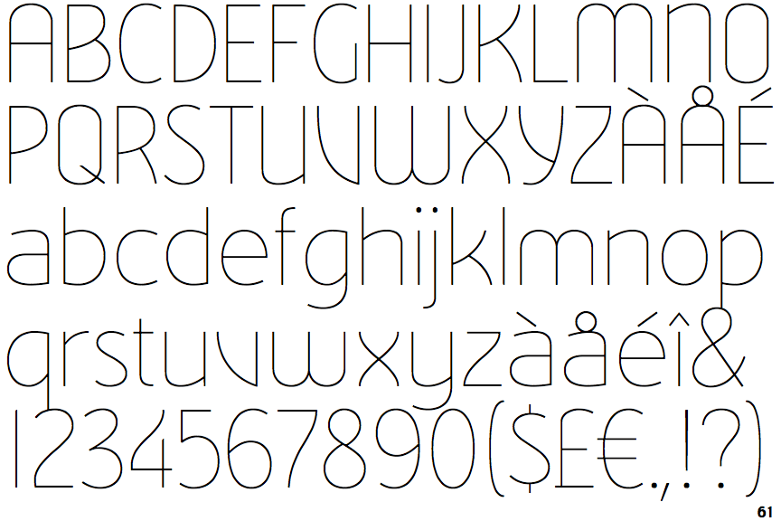 Identifont - Wasabi Thin