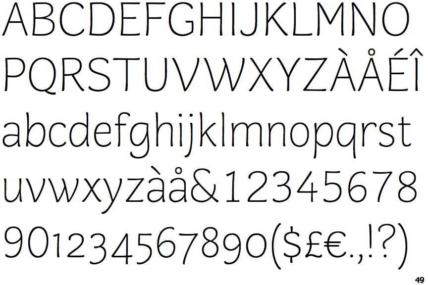 Identifont - Capucine Thin