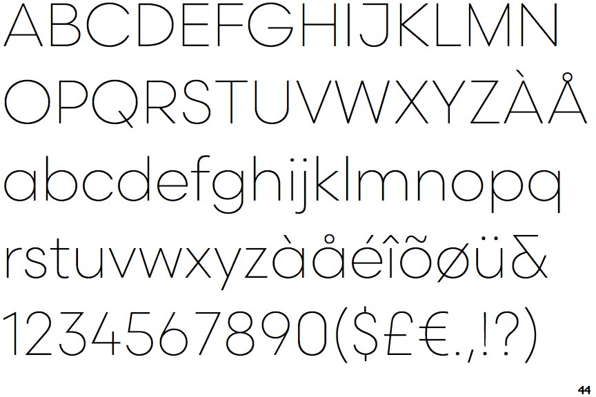 Identifont - Scandia Light