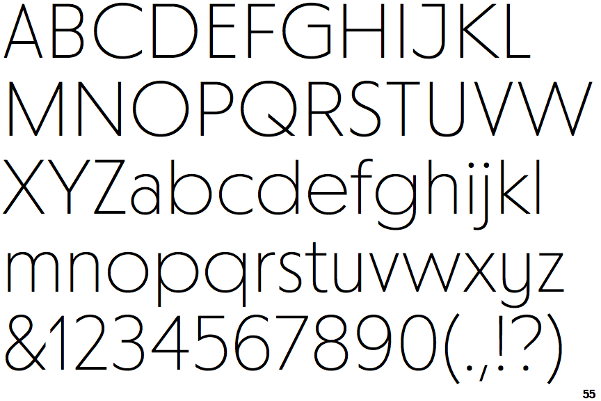 Identifont - Paramount Thin