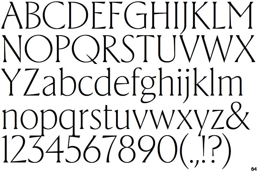 Identifont - Rector Light